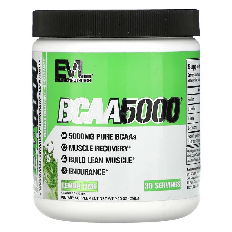 EVL BCAA 5000 รูปแบบผง (30Servings) กรดอะมิโน สร้างกล้ามเนื้อ | Shopee ...