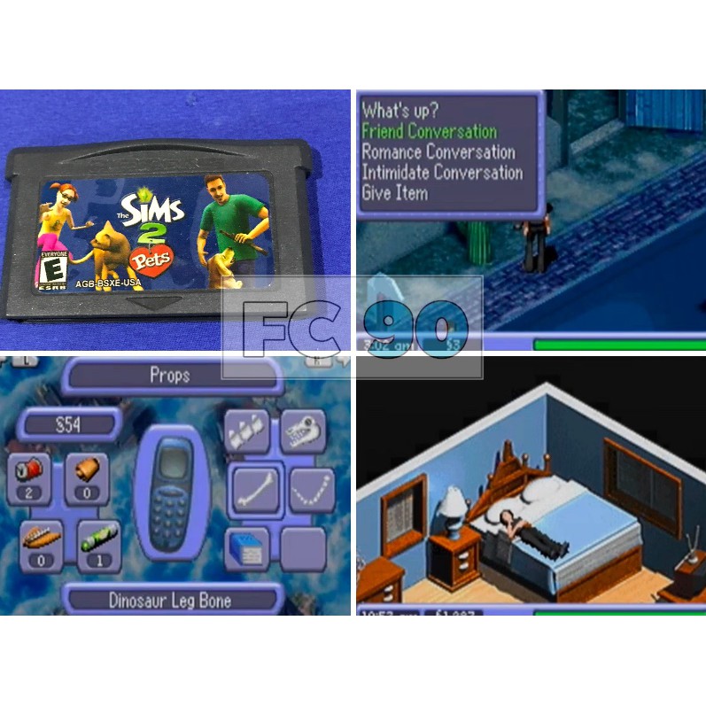 ตลับเกมซิม2 The Sims 2 [GBA] ตลับมือสอง ภาษาอังกฤษ สภาพดี ไม่มีกล่อง ...