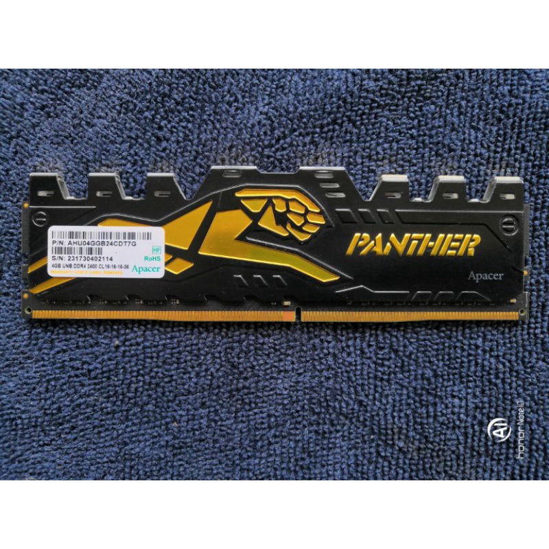RAM DDR4(2400) 4GB APACER PANTHER GOLDEN มือสอง | Shopee Thailand