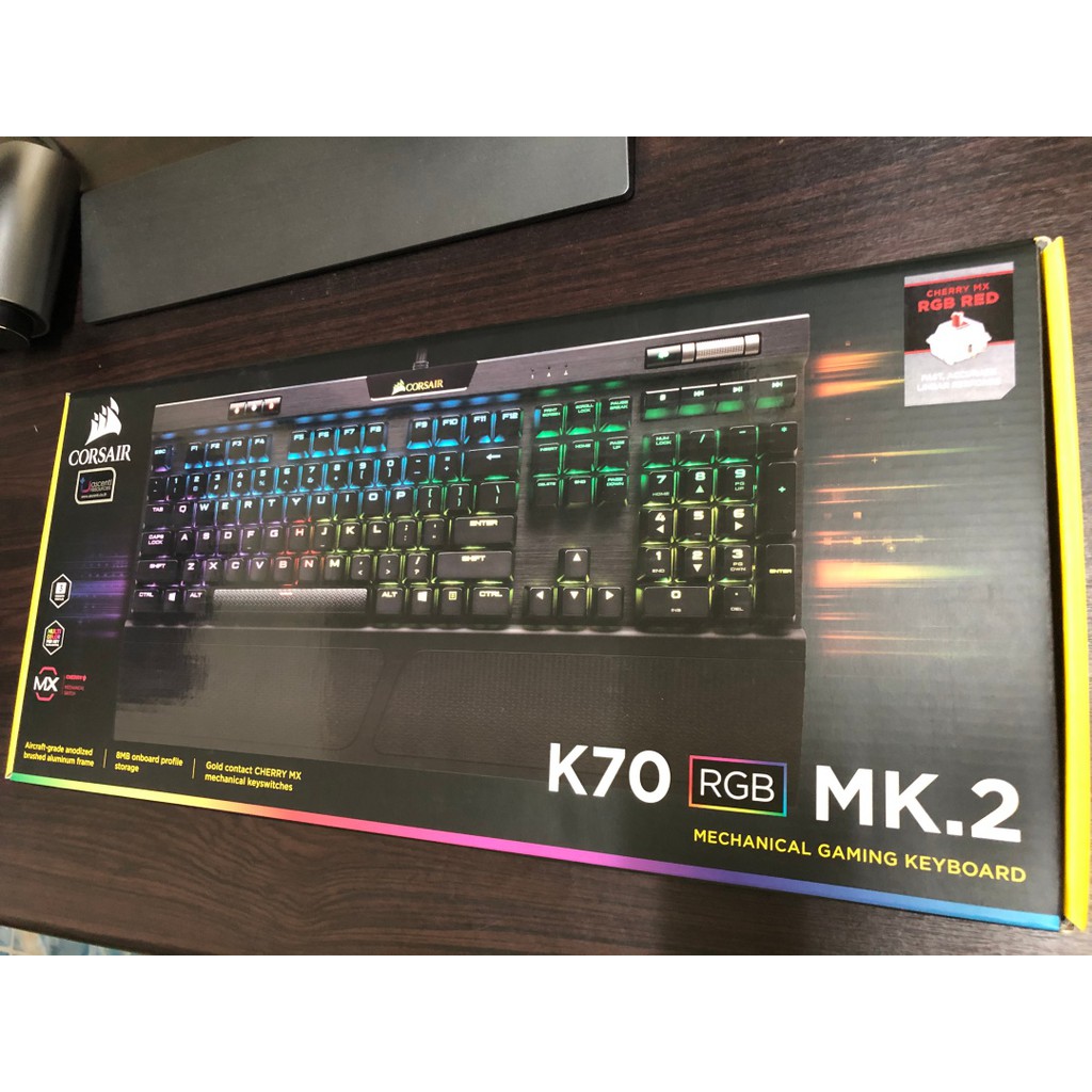 คีย์บอร์ด KEYBOARD CORSAIR K70 MK.2 MX RED SWITCH RGB (TH) | Shopee Thailand