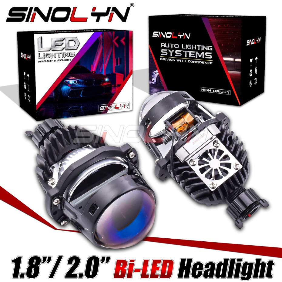 Projector Bi-LED โปรเจคเตอร์ ขนาด 1.8 2.0 นิ้ว RHD 12v 6000K กับ ไฟวง ...