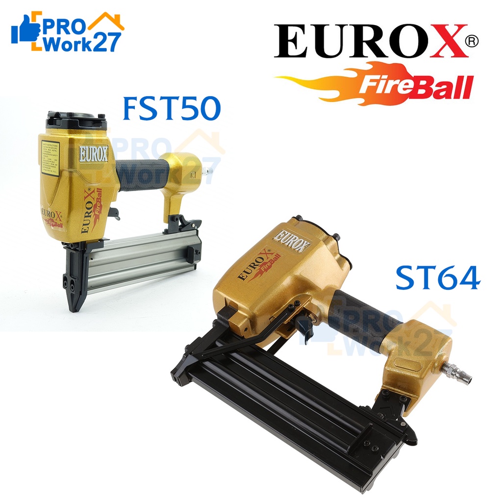 ปืนลม ปืนยิงตะปู ปืนลมยิงไม้ ปืนยิงคอนกรีต EUROX GOLD มีให้เลือก ST64 และ FST50 แข็งแรงด้วยลิ้น ...