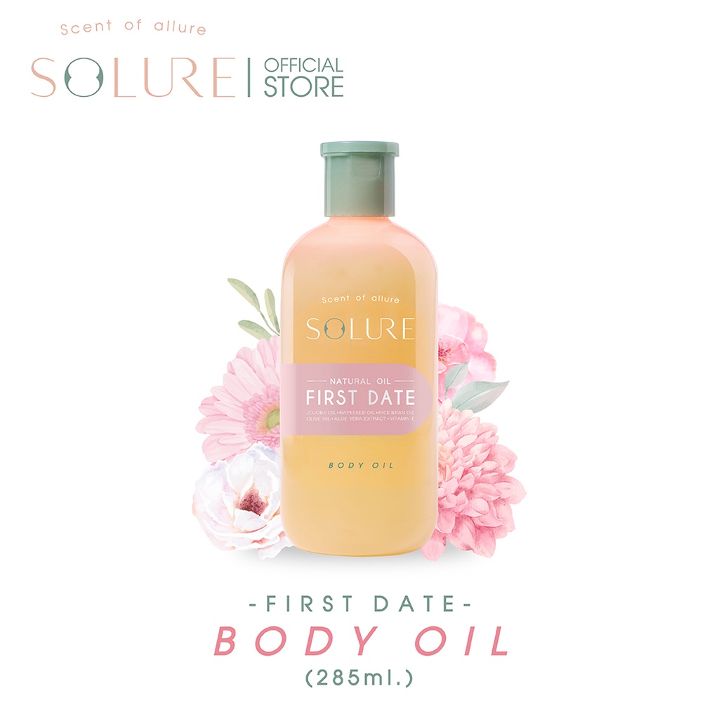 SOLURE FIRST DATE BODY OIL 285 ml. | Shopee Thailand