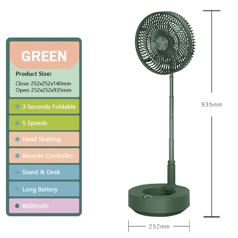 Edon E908/E808/S18 พัดลมไฟฟ้า ความเร็ว 4 ระดับ/5 ระดับ ชาร์จ USB | Shopee Thailand