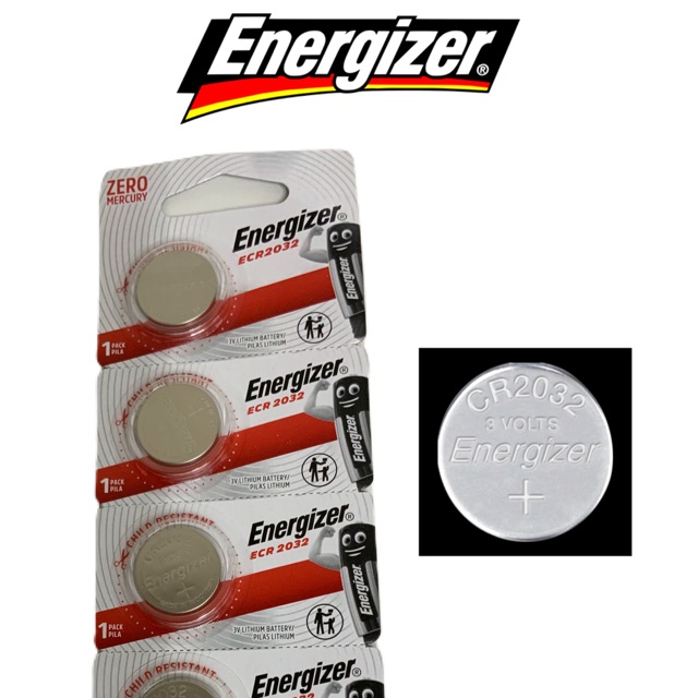 Energizer CR2032 (3V) Lithium Battery แบตเตอรี่อิเล็คทรอนิกส์ ถ่านใหม่ ...