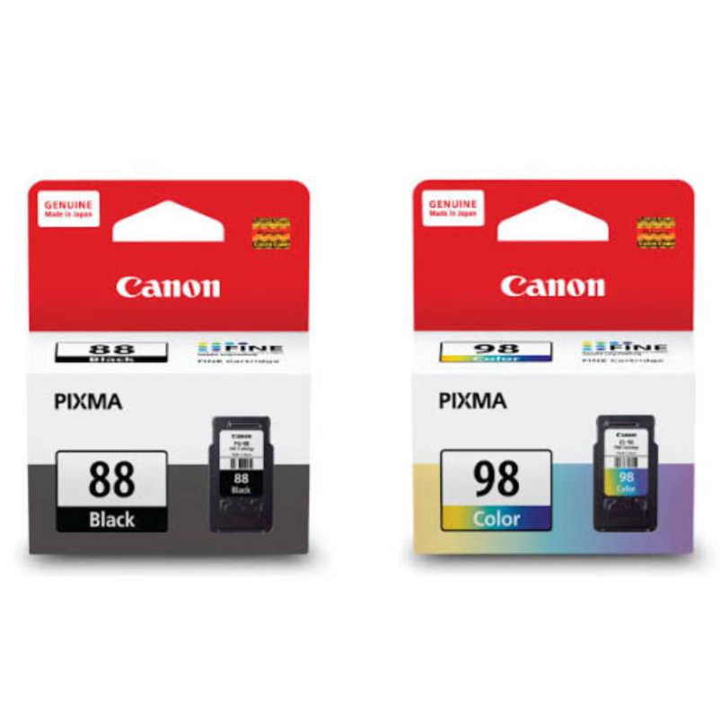 ลับหมึก For Canon INK Cartridge PG-88 (BLACK) + CL-98 (COLOR) E500/E510 ...