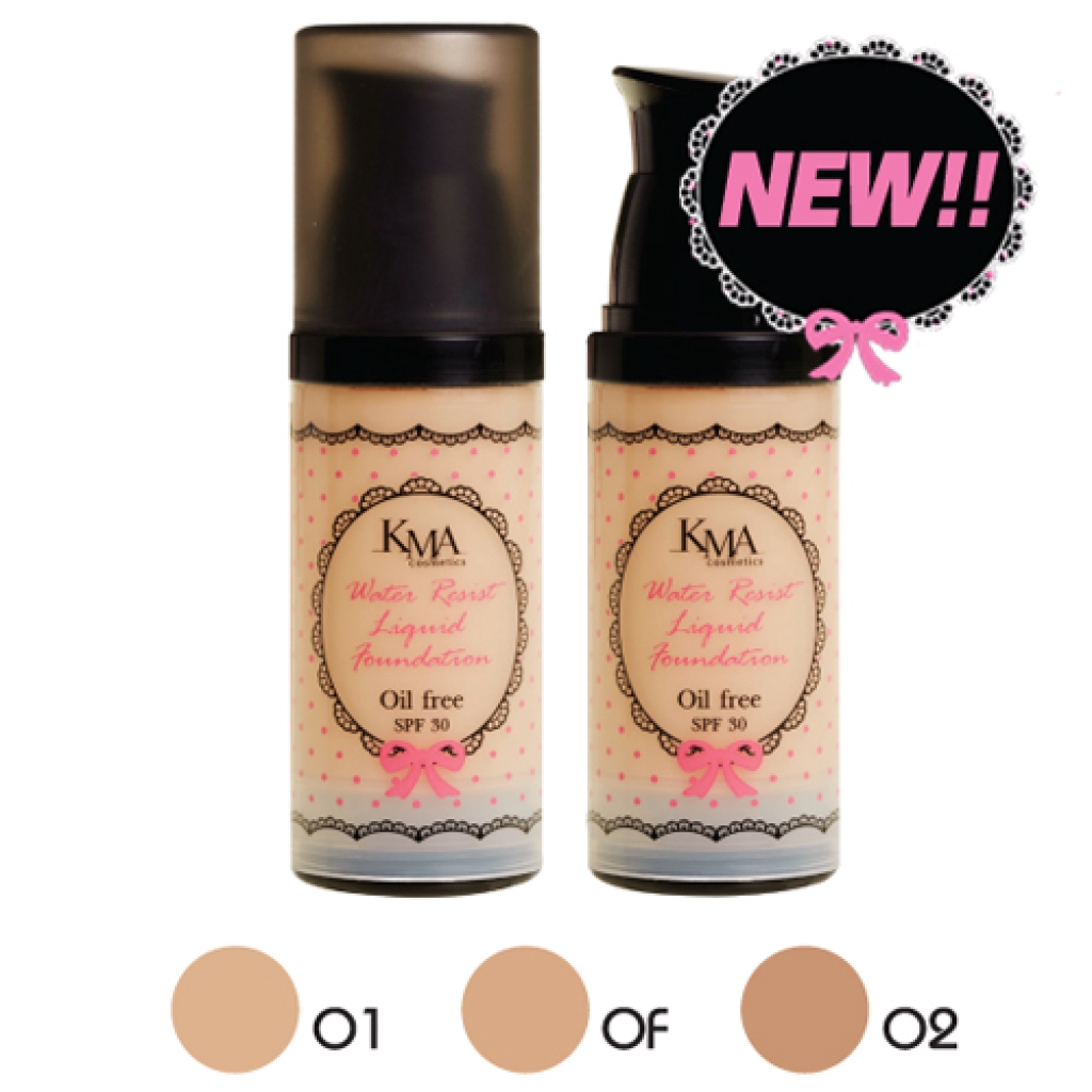 KMA Water Resist Liquid Foundation (30ml.) O1 | Shopee Thailand