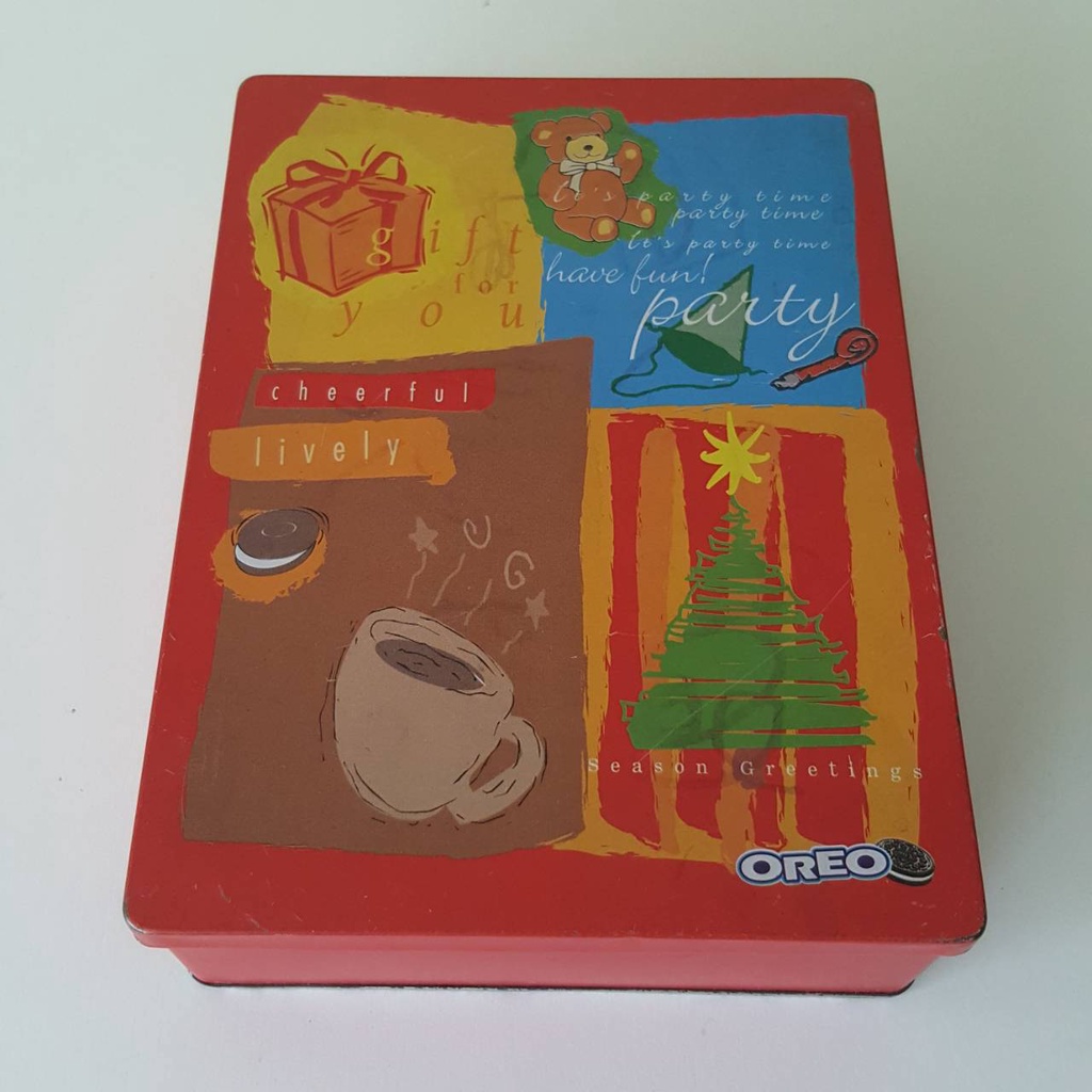 กล่องสังกะสี Oreo Tin Box ของสะสม ของแท้ (กล่องเปล่า) - มือสอง | Shopee ...