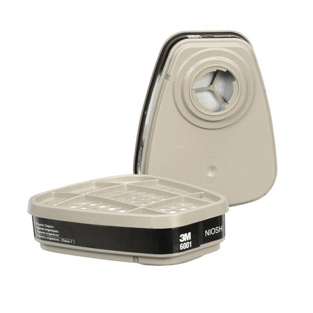 3M 6001 ตลับกรองไอระเหยสารเคมี 1 คู่ ORGANIC VAPOR CARTRIDGE 3M 6001 ...