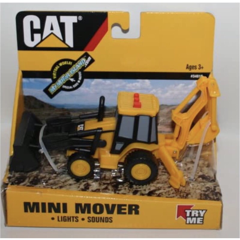 Caterpillar CAT Mini Mover 5”- Backhole Light & Sound Bulldozer ...