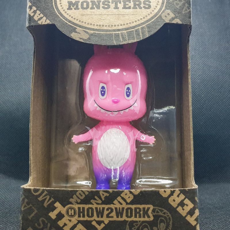 Labubu Pink Moll จาก How2work The Little Monsters Mini Figure | Shopee ...
