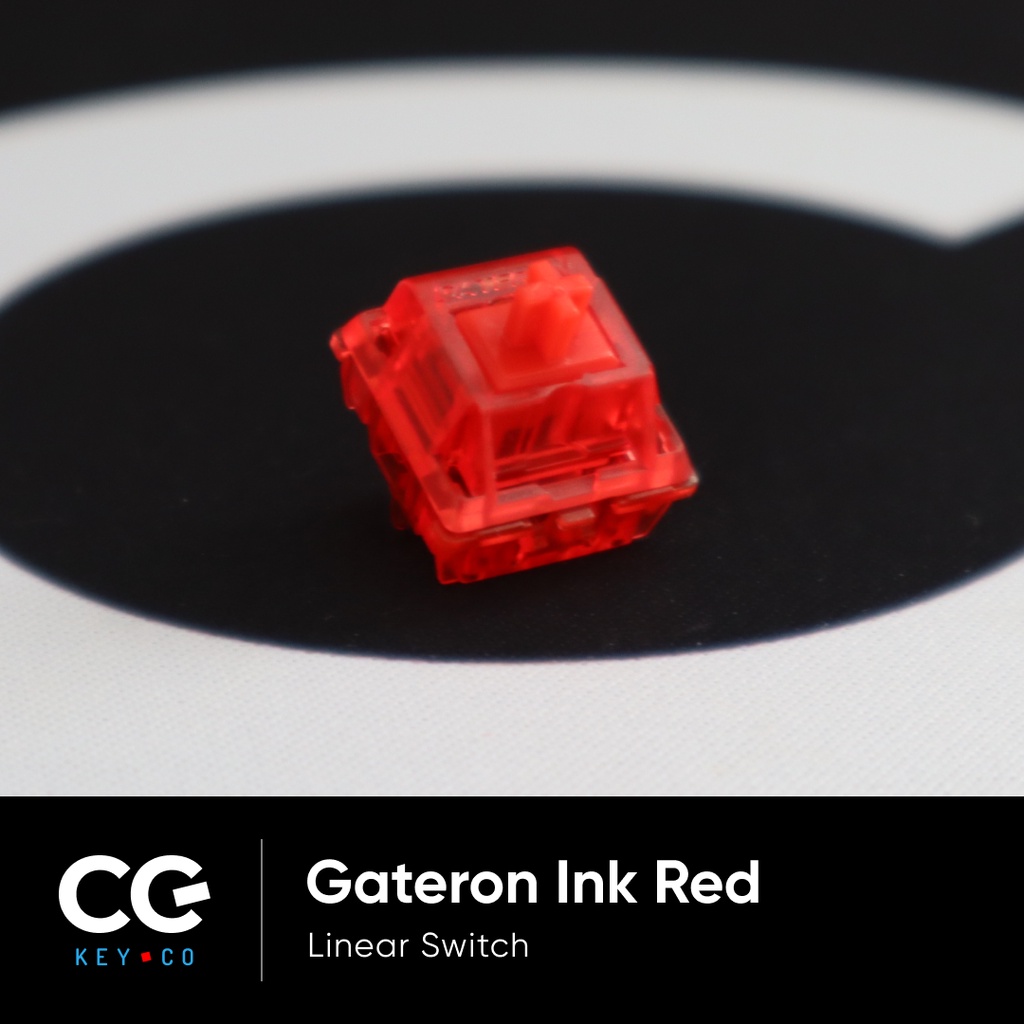 Gateron Ink Red v2 Linear Switch สวิตช์คีย์บอร์ด สวิช คีบอร์ด ...