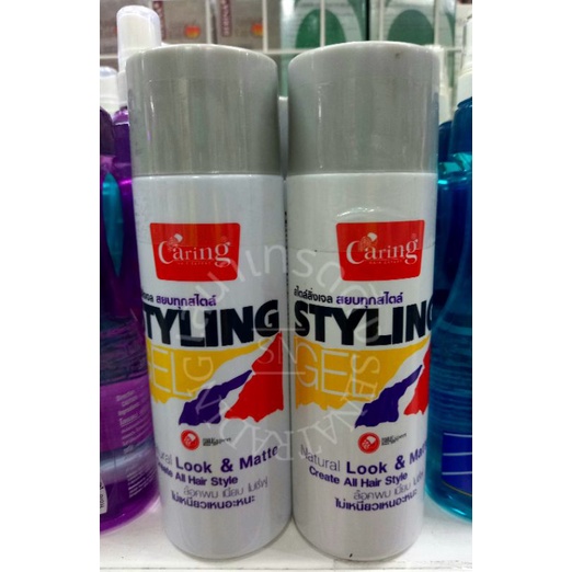 แคริ่ง สไตล์ลิ่งเจล 245 มล. Caring Styling Gel 245 ml. Natural Look ...