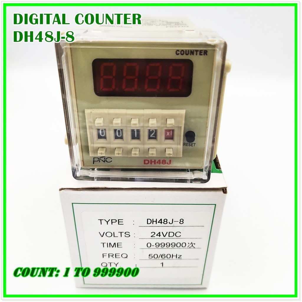 DH48J-8 (H7CN) 8ขา/DH48J-A 11ขา DIGITAL COUNTER เคาท์เตอร์ดิจิตอล COUNT ...