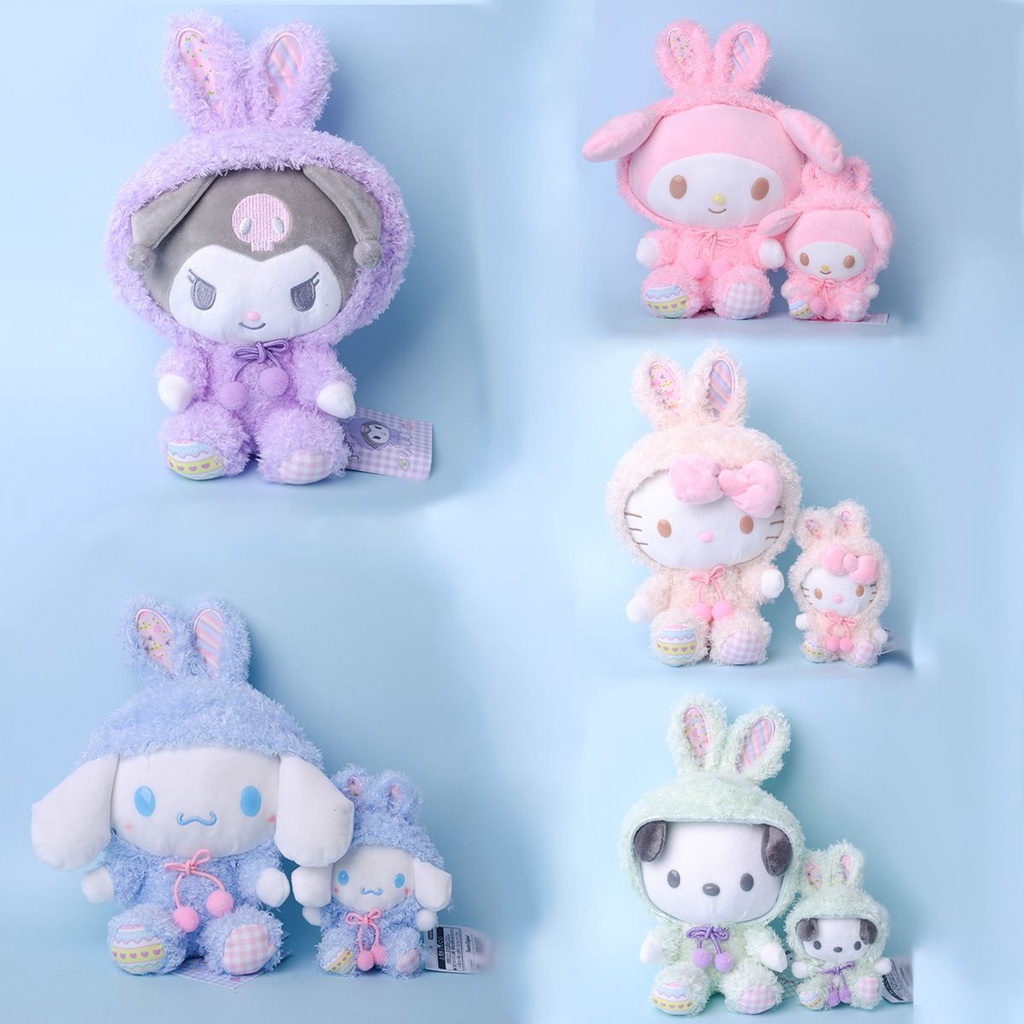 Sanrioed Cartoon Easter Kuromi MyMelody Kt Cat Cinnamoroll Cosplay ...