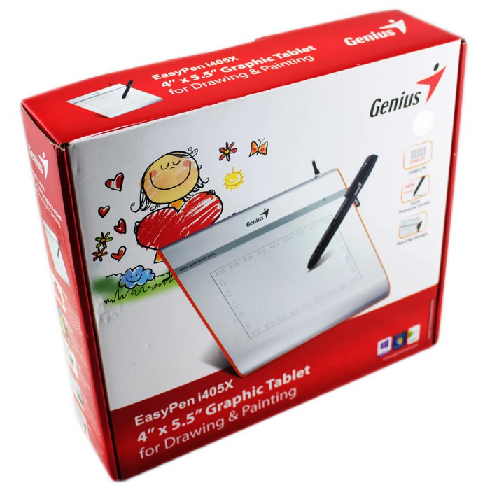 เมาส์ปากกา Genius EasyPen i405X 4"x5.5" Graphic Tablet | Shopee Thailand