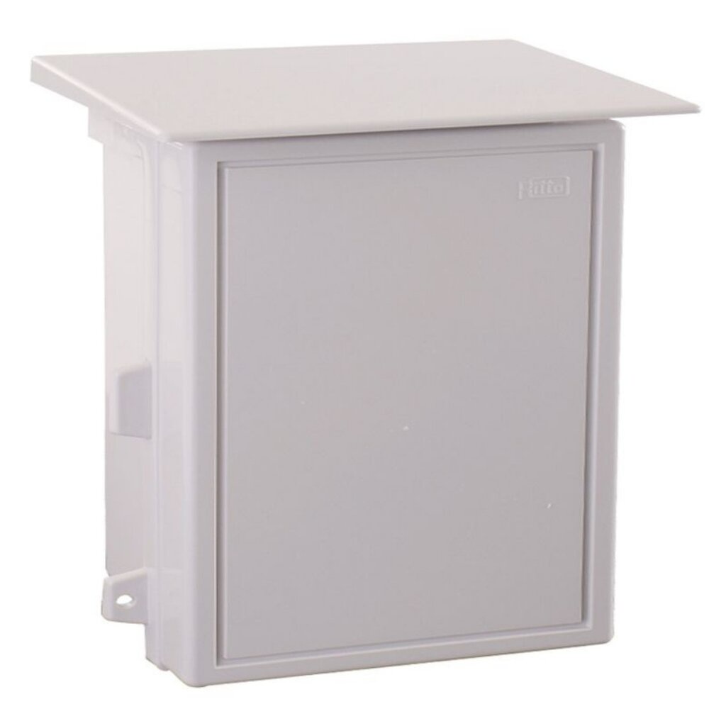 "RITTO" EUR 4 กล่องพลาสติกกันฝุ่นกันฝน (มีหลังคา) พร้อมแผ่นในสำหรับยึด ...