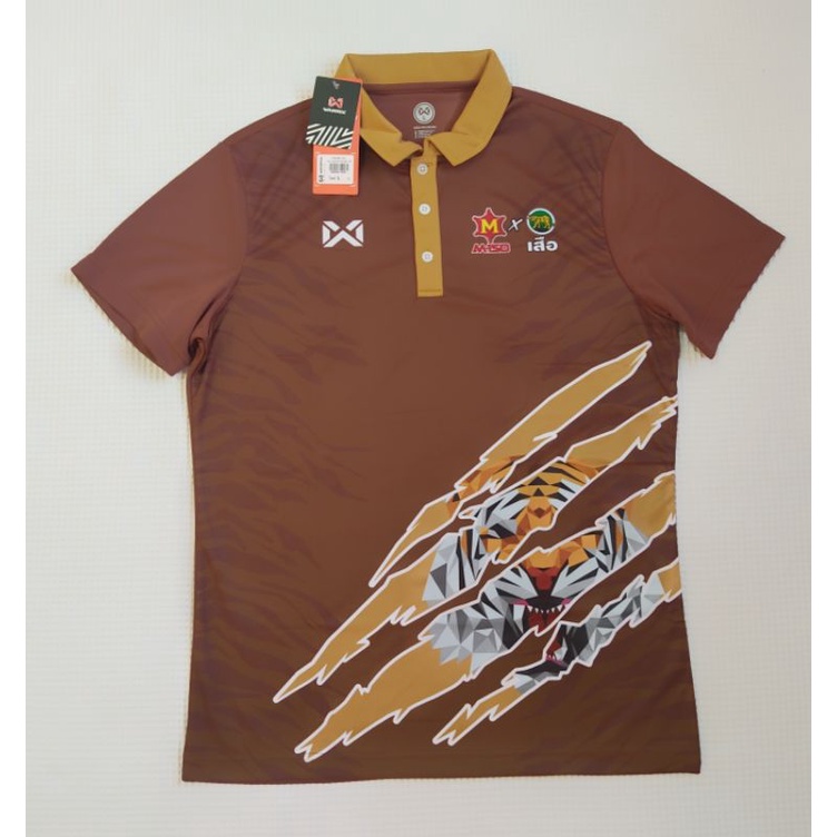 เสื้อโปโล M150 Warrix ปูนตราเสือ สีน้ำตาล ของแท้ | Shopee Thailand