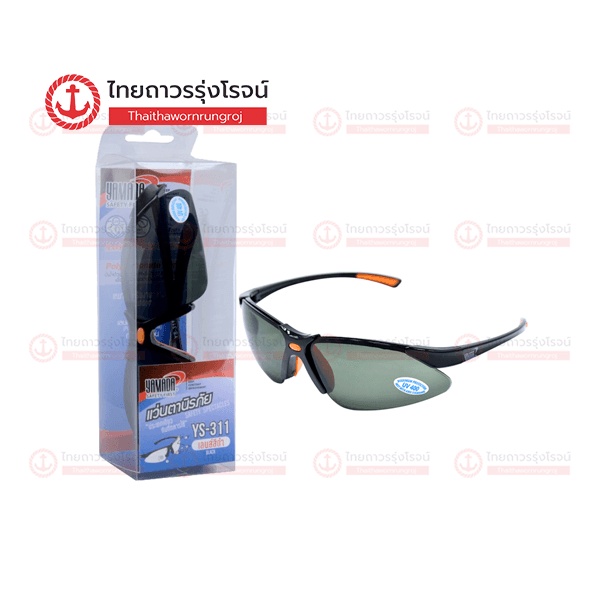 YAMADA แว่นตาเซฟตี้ รุ่น YS-301 สีใส/ YS-302 สีใสปรอท/ YS-311 สีดำ/ YS-312 สีดำปรอท/ YS-313 สี ...