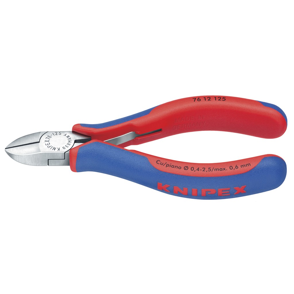 KNIPEX Diagonal Cutter 125 mm คีมตัดทแยงมุม 125 มม. รุ่น 7612125 ...