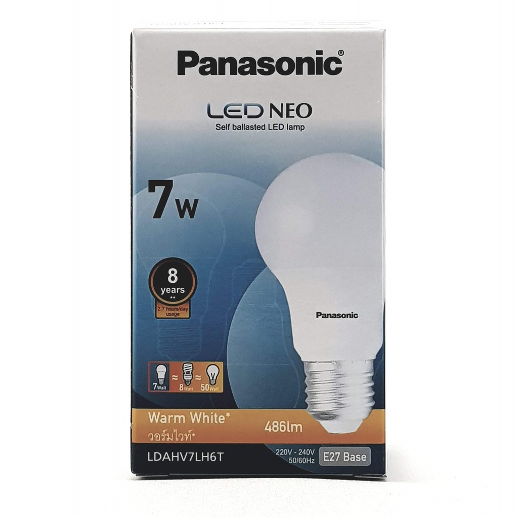 Panasonic หลอดไฟ LED Bulb E27 รุ่น NEO 7W | Shopee Thailand