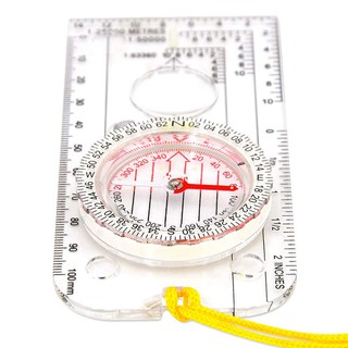 เข็มทิศ เข็มทิศลูกเสือ สำรวจใช้กับแผนที่ Map Ruler Compass NV40-3A ...