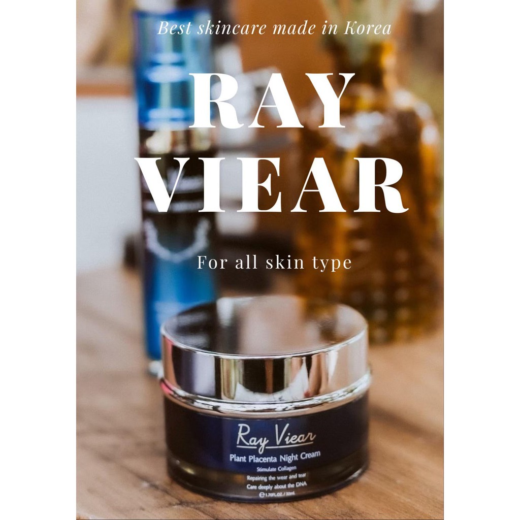 Ray viear plant placenta cream ขจัดหลุมสิว เรเวียร์แพลนท์พลาเซนต้าครีม ...