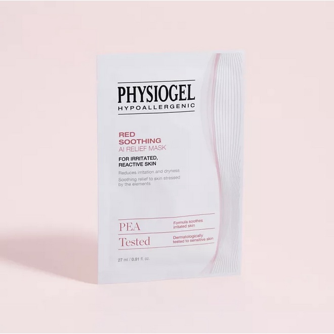 Physiogel Red Soothing Ai Relief Mask จำนวน 1 ซอง ฟิลิโอเจล ผลิตภัณฑ์มาสก์บำรุงผิวหน้า สูตรผสาน ...