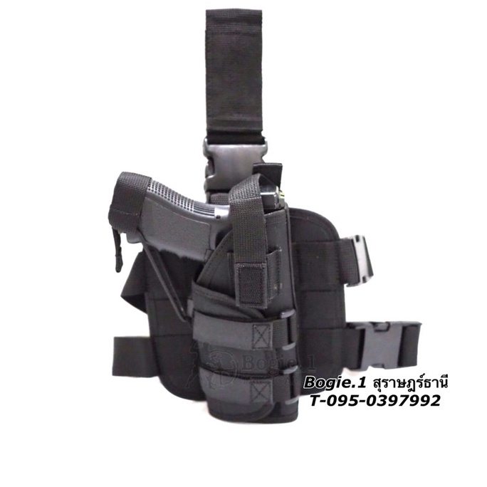 ซองปืนผ้า Cordura 1000D รัดต้นขาพร้อมเพจ Bogie1 | Shopee Thailand