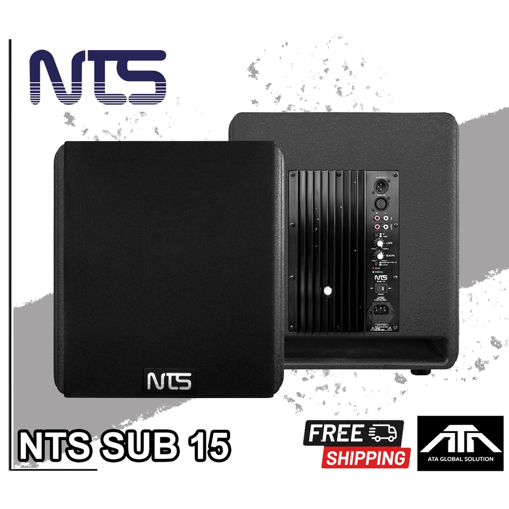 ตู้ซับ 15" NTS SUB-15 SUB15 300 วัตต์ ตู้ลำโพงซับ15+แอมป์ เบส 15 เสียงแน่น วูฟเฟอร์ | Shopee ...