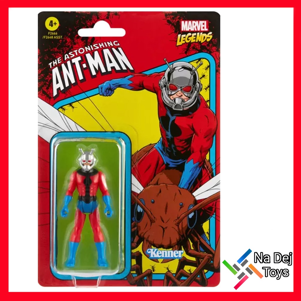 Marvel Legends Retro Ant-Man 3.75" Figure มาร์เวล เลเจนด์ รีโทร แอนท์ ...