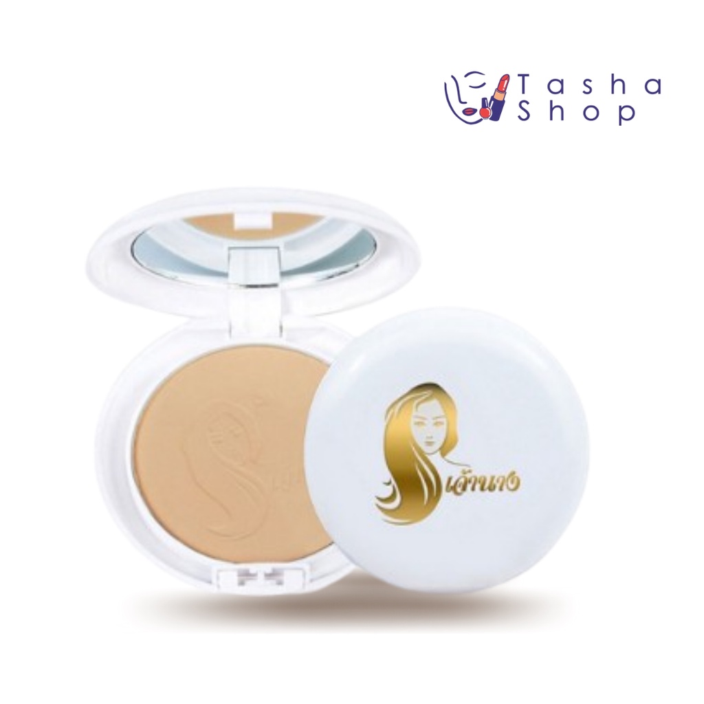 [แพ็คเกจใหม่] แป้งเจ้านาง แป้งผสมรองพื้น คุมมัน Perfect Bright UV 2 Way ...