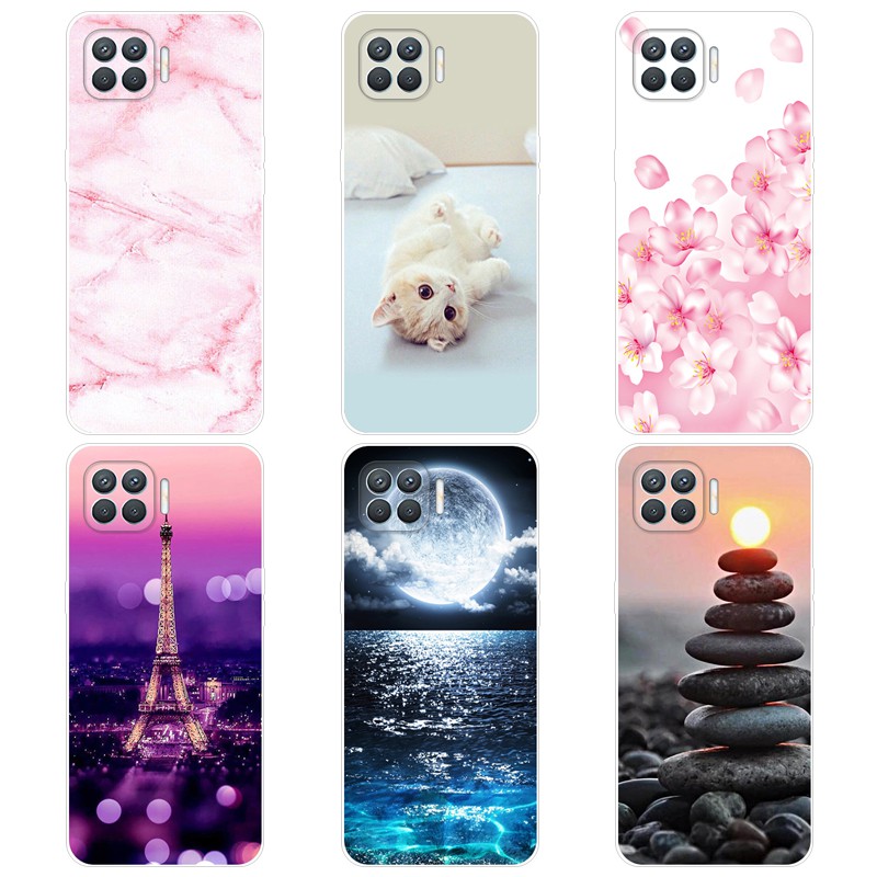 เคส OPPO F17 Pro Reno 4 Lite OPPO A93 แฟชั่น Soft Cover TPU Case เค ...