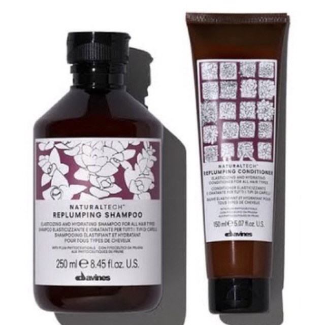Davines Replumping Shampoo 250ml / Conditioner 150ml แชมพู ครีมนวด ดาวิเนส | Shopee Thailand