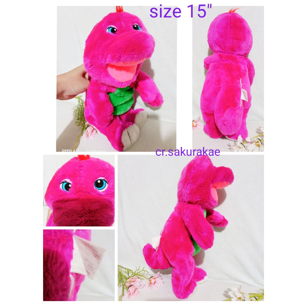 (พร้อมส่ง) ตุ๊กตาไดโนเสาร์ Barney บาร์นี่ มือสอง ลิขสิทธิ์แท้ | Shopee ...