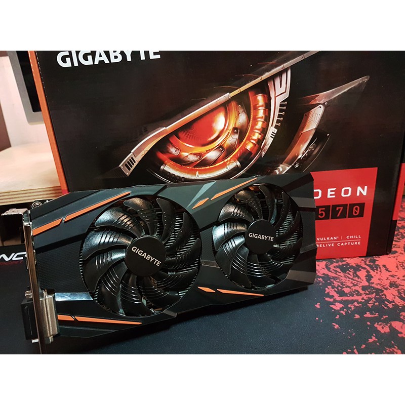 Gigabyte Gaming 4G RX 570 4 GB การ์ดจอมือสอง | Shopee Thailand