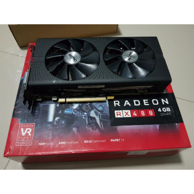 SAPHIRE NITRO RX480 4G (ประกัน Strek ถึง 05/2020) | Shopee Thailand