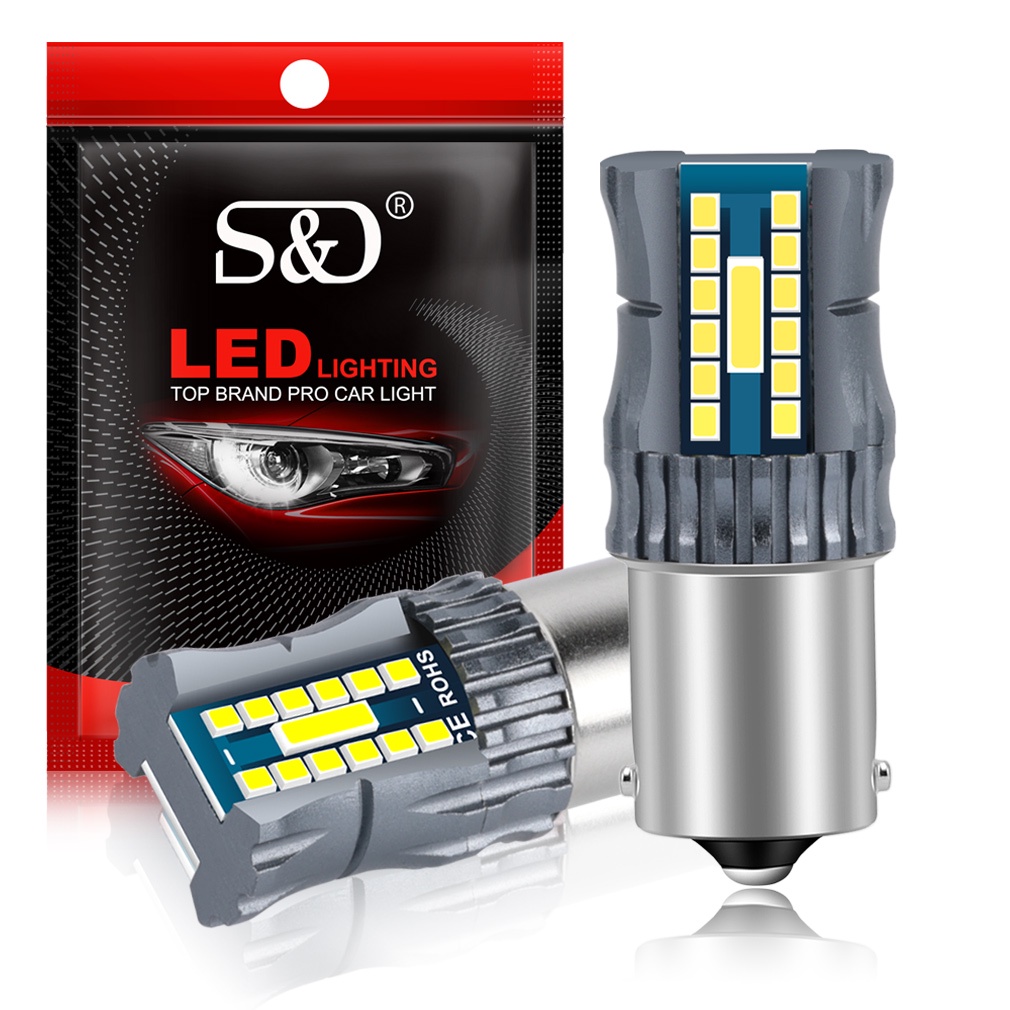 หลอดไฟเลี้ยวรถยนต์ Led T20 W21 5W 7443 W21W 7440 P21 5W P21W BAY15D ...