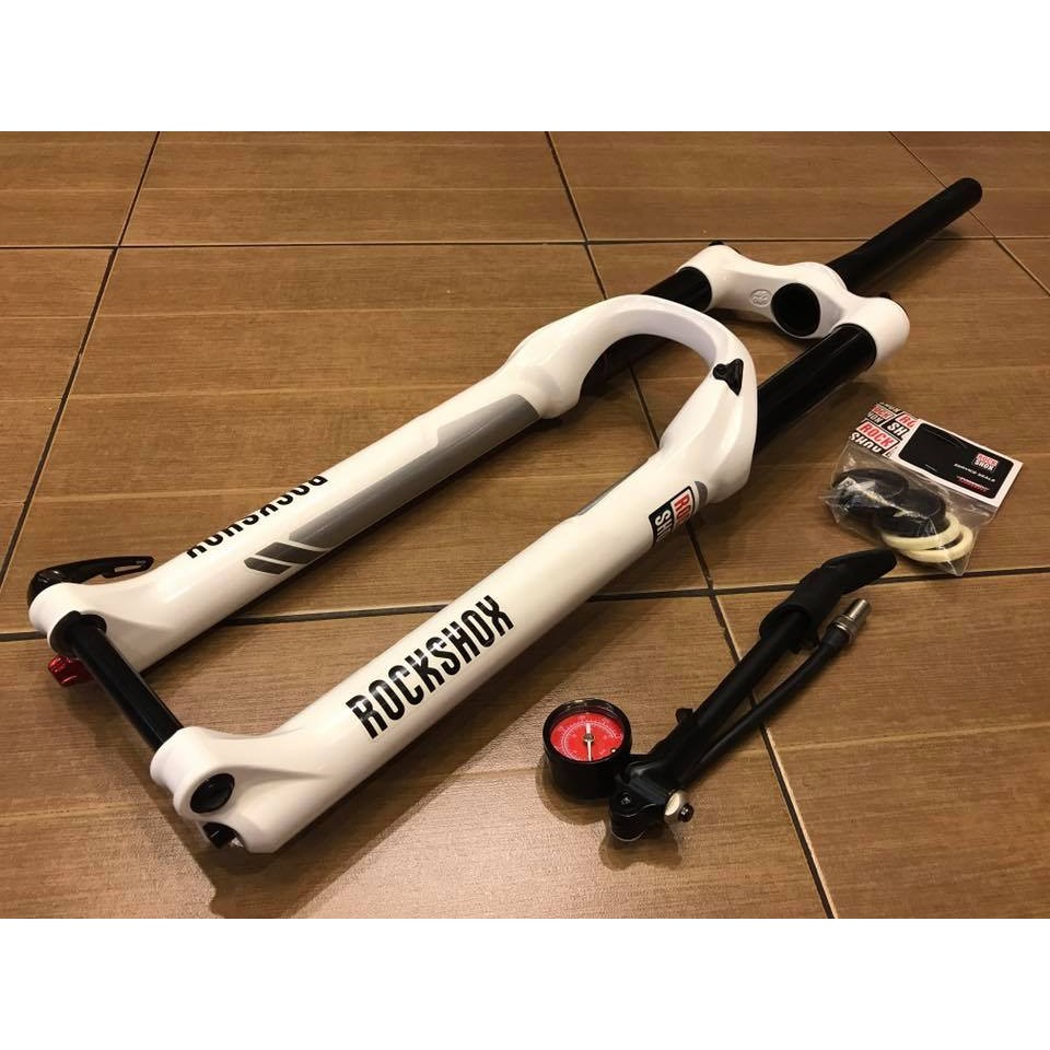 โช๊คอัพ rock shox pike rct3 ขนาดล้อ 29นิ้ว คอtapper ยุบ 150mm สีขาว ระบ ...