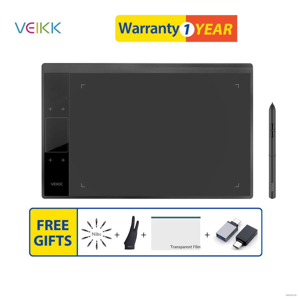 (VEIKK Official store) 8192 VEIKK A30 V2 แท็บเล็ตวาดภาพ ขนาด 10x6 นิ้ว ...