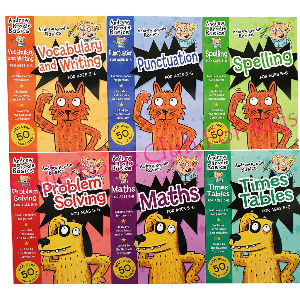 KS1 Key Stage 1 Basics Collection - 6 Books in Bag (หนังสือภาษาอังกฤษ ...