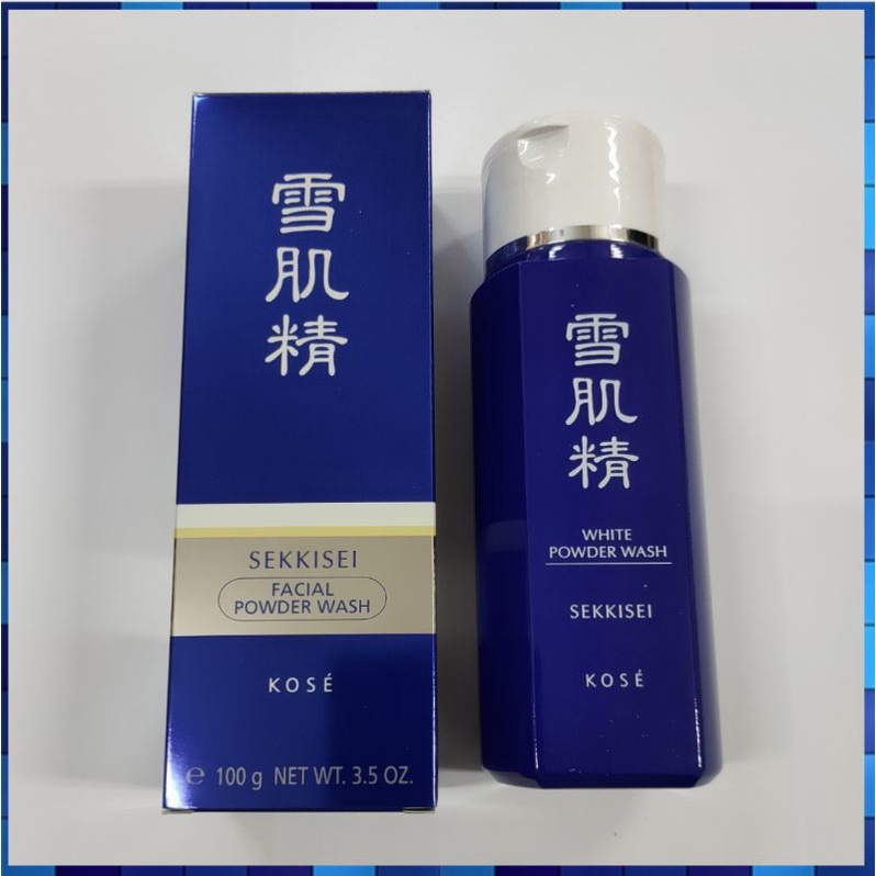 🎌💯 ผงแป้งล้างหน้า Kose Sekkisei White Powder Wash 100 g. | Shopee Thailand