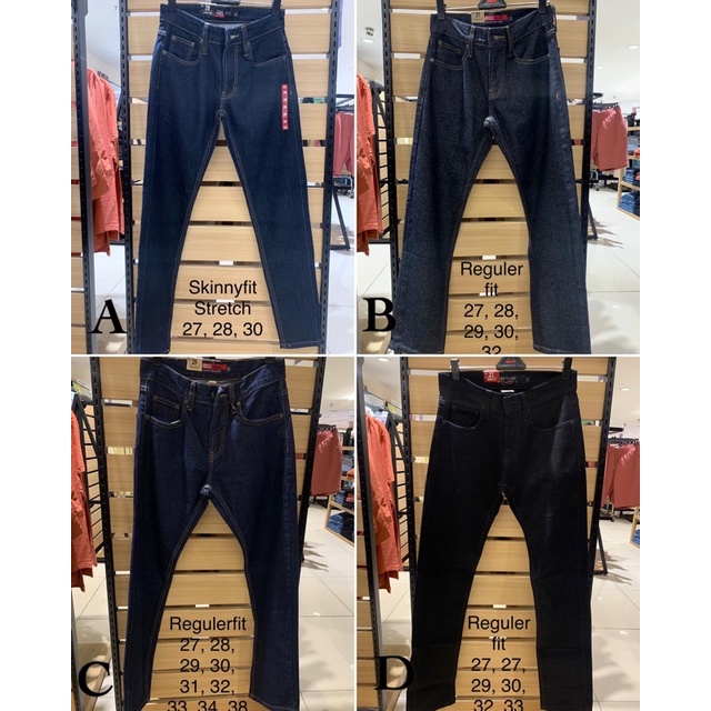 กางเกงยีนส์ผู้ชายแบรนด์ Gab (27-33) | Shopee Thailand