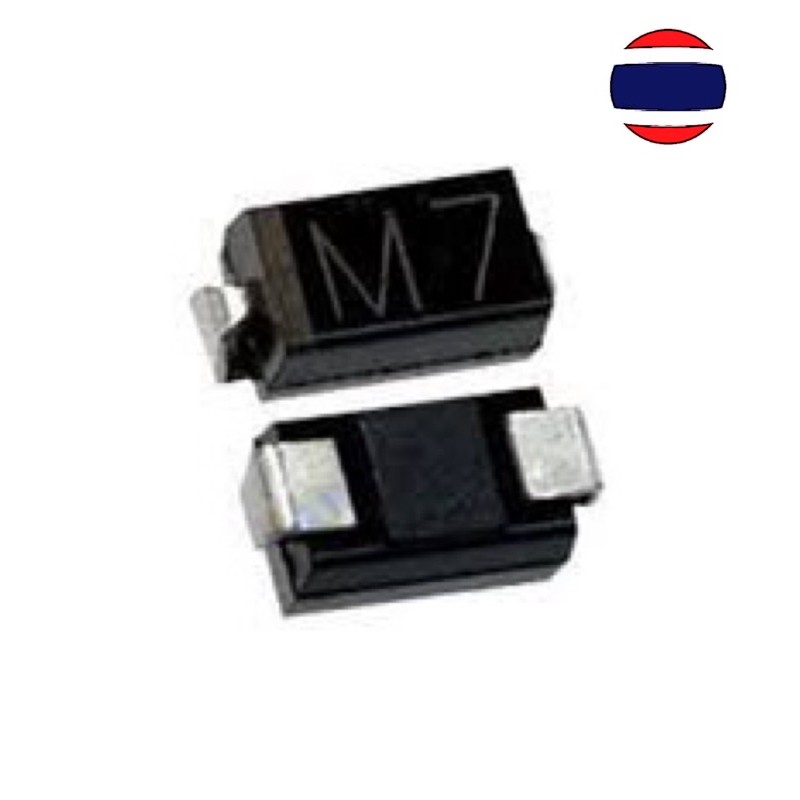 10pcs ไดโอด M7 SMA 1N4007 IN4007 M7 SMD 1A 1000V M7 Rectifier Diode ...