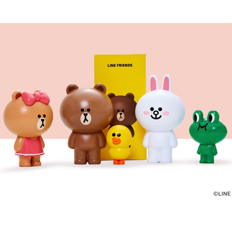 กล่องสุ่มโมเดลตุ๊กตาไลน์เฟรนด์ Line Friends Blind Box Random Doll Set ...