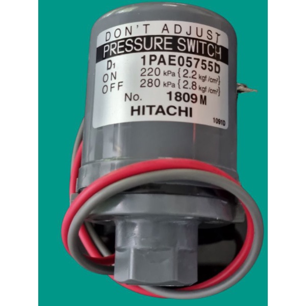pressure switch Hitachi / สวิตช์ แรงดัน ปั้มนำ้ฮิตาชิ ของแท้ ตรงรุ่น ...