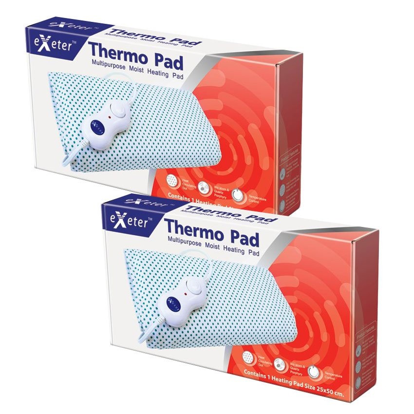 Exeter Thermo Pad Extraแผ่นให้ความร้อนด้วยไฟฟ้า ขนาด40x60cm.แพ็คคู่ | Shopee Thailand