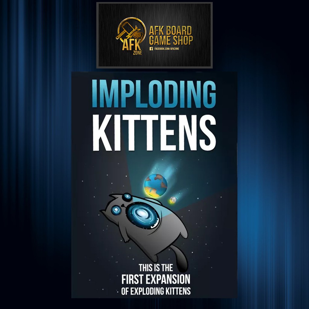 Exploding Kittens Imploding Kittens Expansion ENG Edition - Board Game ...