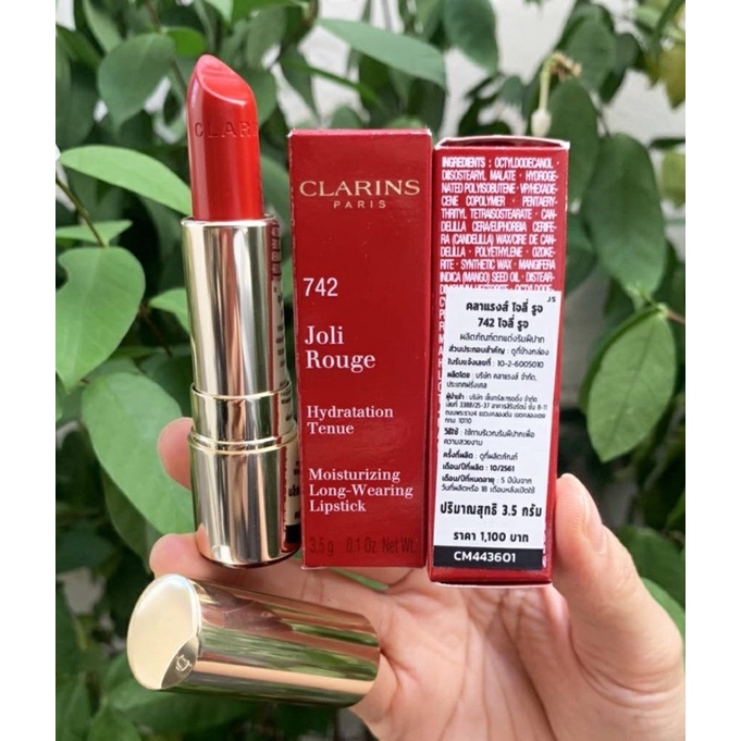 ลิปสติก Clarins Joli Rouge Velvet Lip 3.5g. สี 742 | Shopee Thailand