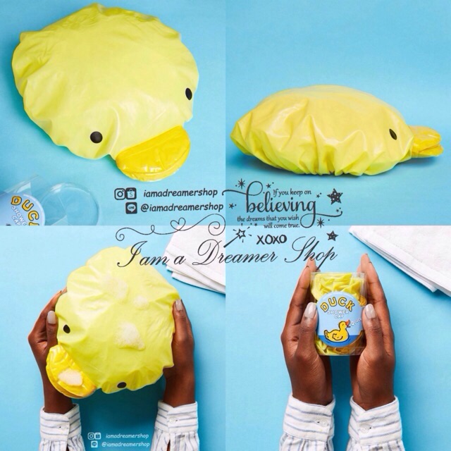 พร้อมส่ง หมวกอาบน้ำ Duck Shower Cap | Shopee Thailand